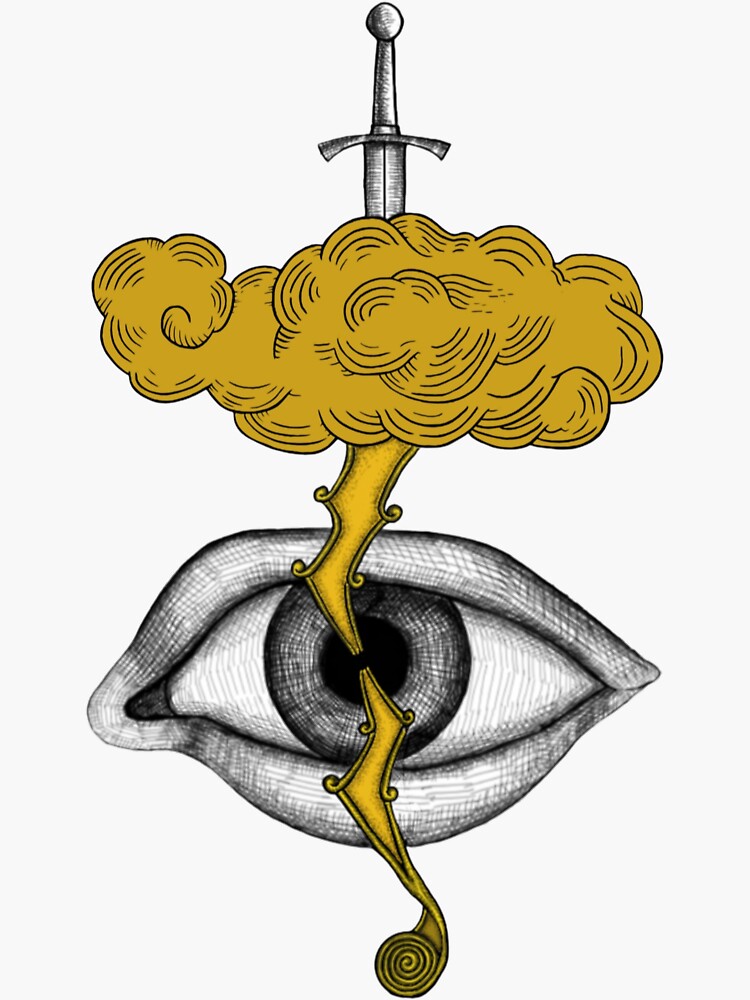 "Courage (Golden)" Sticker for Sale by INSERVE | Redbubble