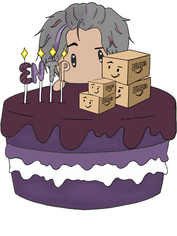 "ENTP MBTI Cake" Sticker for Sale by MBTI-Star | Redbubble