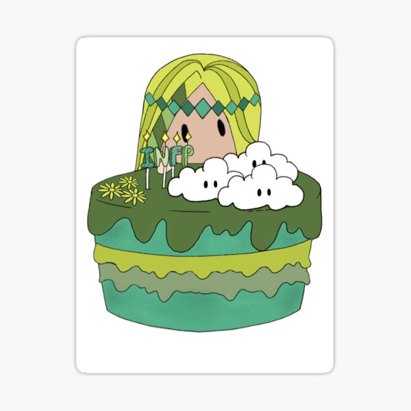 "INFP MBTI Cake" Sticker for Sale by MBTI-Star | Redbubble