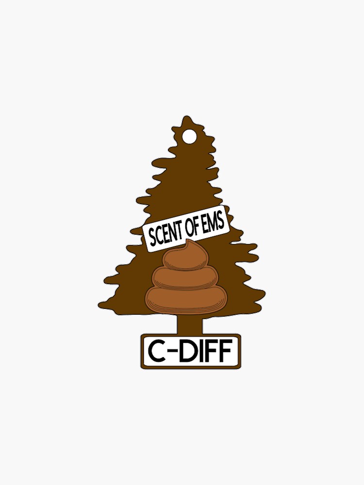 "Scent of EMS- C-Diff " Sticker for Sale by BEMLLC | Redbubble