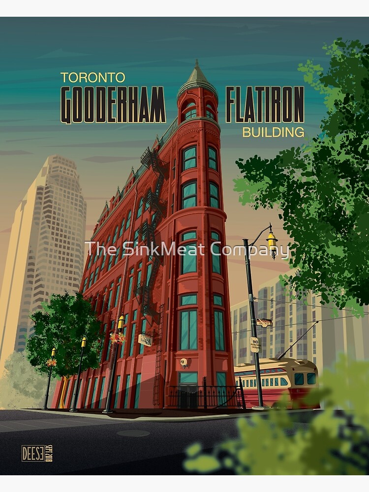 "Gooderham Flatiron Building - Toronto" Poster for Sale by sinkmeat ...