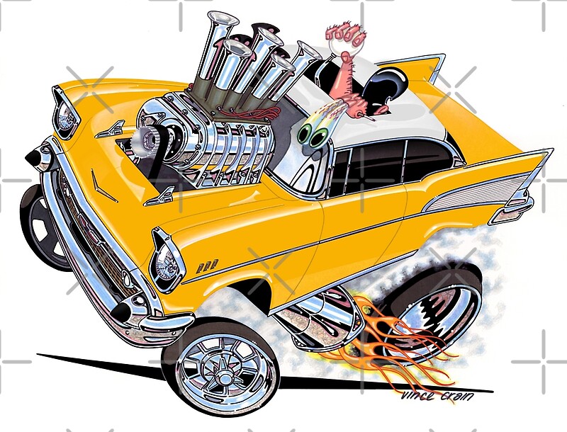 "Vince Crain High Octane Art Revvin 57" by vincecrain | Redbubble