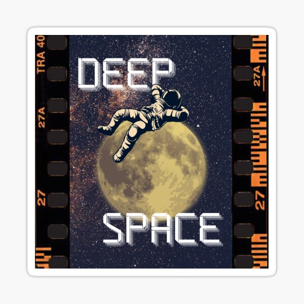 "Deep Space" Sticker for Sale by CutesyyApparel | Redbubble