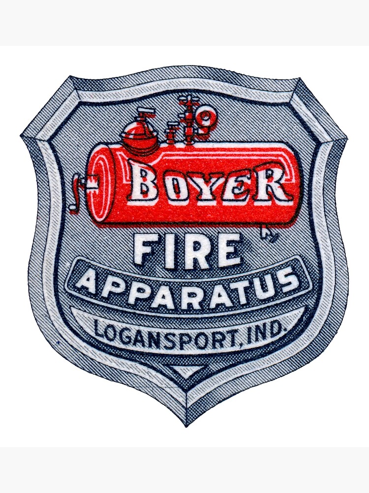 "1935 Boyer Fire Apparatus" Greeting Card for Sale by historicimage ...
