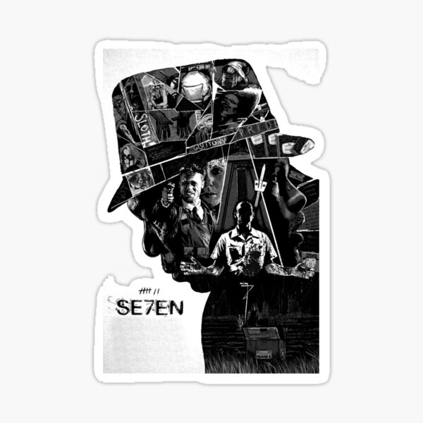"Se7en" Sticker for Sale by athyabm | Redbubble