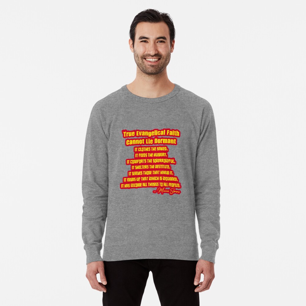 "True Evangelical Faith - Menno Simons Quote" Art Board Print for Sale ...