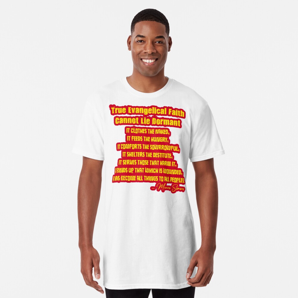 "True Evangelical Faith - Menno Simons Quote" Art Board Print for Sale ...