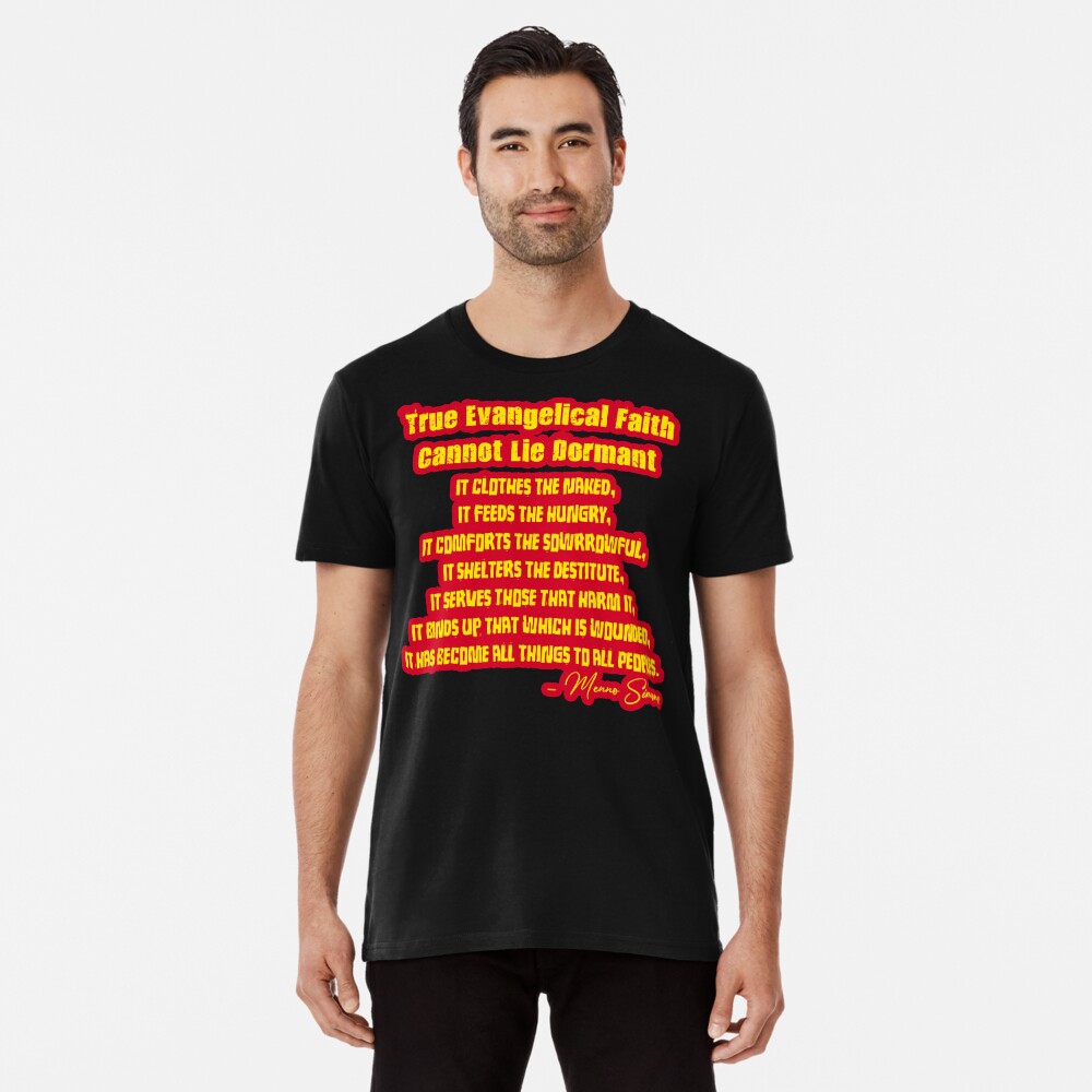 "True Evangelical Faith - Menno Simons Quote" Art Board Print for Sale ...