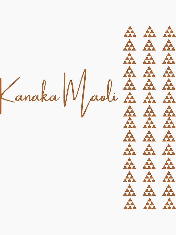 "Kanaka Maoli Native Hawaiian" Sticker for Sale by HawaiiGroove | Redbubble
