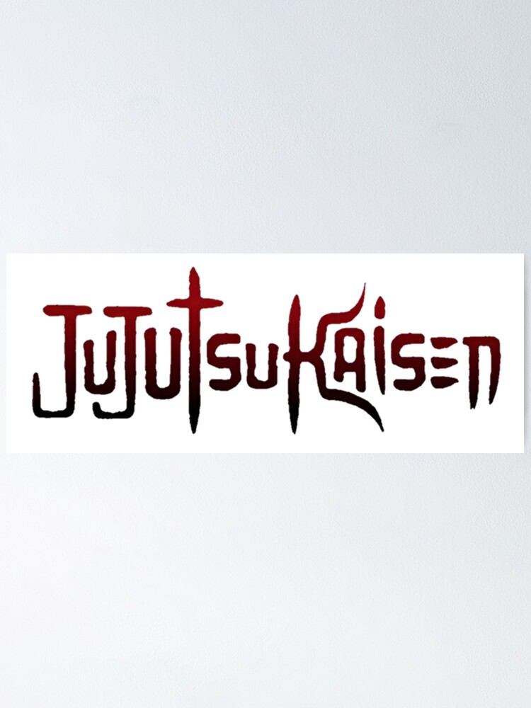 "Jujutsu Kaisen logo" Poster for Sale by Thebestindesign | Redbubble