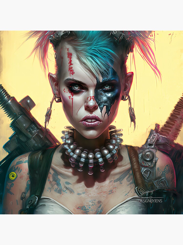 "post apocalyptic rebel" Sticker for Sale by Jenslemmens | Redbubble