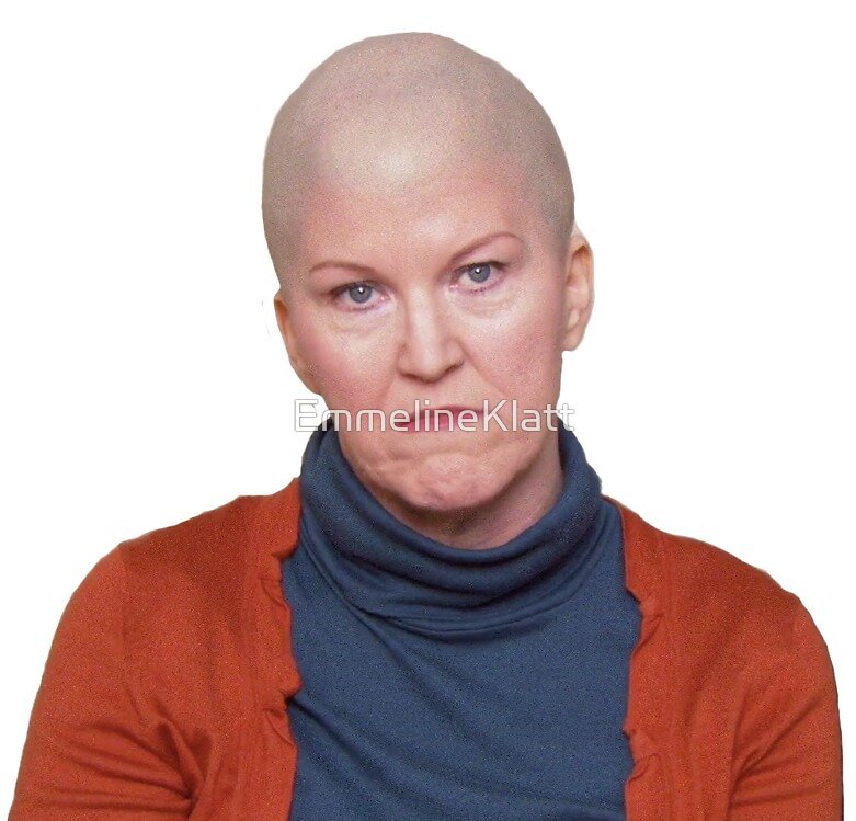 "Bald Meredith" by EmmelineKlatt | Redbubble
