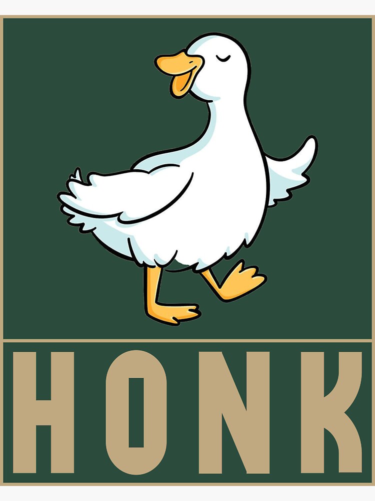 "Honk" Sticker for Sale by Stixdesigns | Redbubble