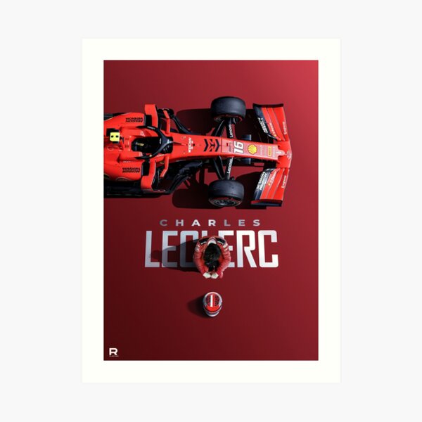 "Charles Leclerc Poster" Art Print for Sale by Rflectionart | Redbubble