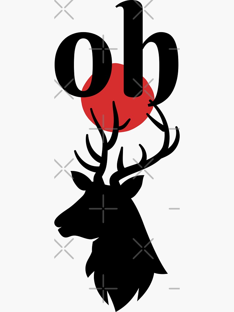 "O dear! O dear! red" Sticker for Sale by badbug | Redbubble
