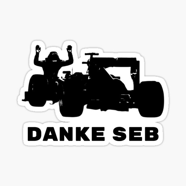 "Danke Seb" Sticker for Sale by ghewa | Redbubble