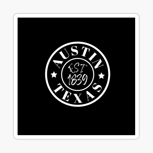 "Austin, Texas" Sticker for Sale by cgrimpo | Redbubble