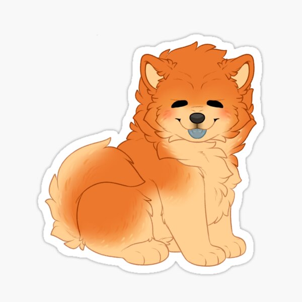 "Chow Chow" Sticker for Sale by SparksReactor | Redbubble