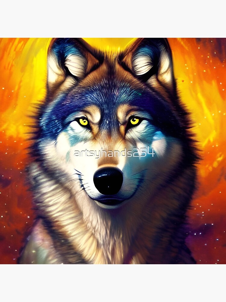 "Cute Firefox Cute Wolf Art Work" Sticker for Sale by artsyhands254 ...