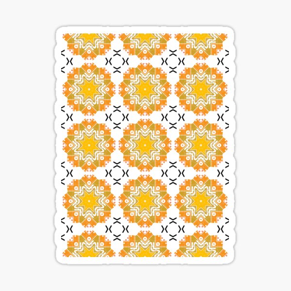 "Puzzling Pattern #1" Sticker for Sale by MaxwellAlxnders | Redbubble
