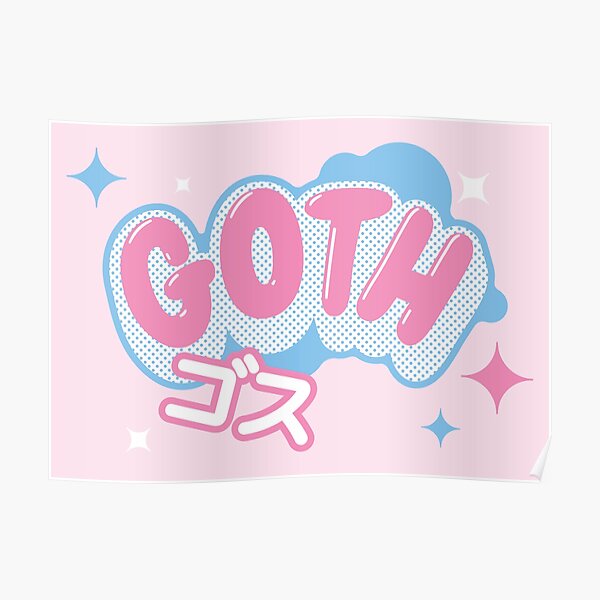 "Pastel Goth" Poster for Sale by RKG-Design | Redbubble