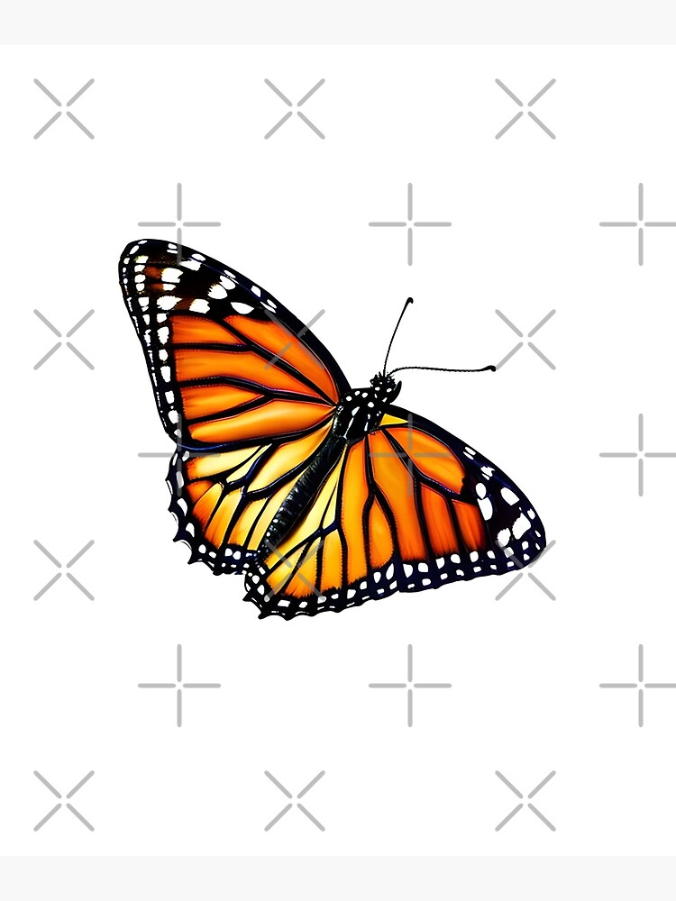 "Rainbow monarch butterfly" Poster for Sale by CorneliusDesign | Redbubble