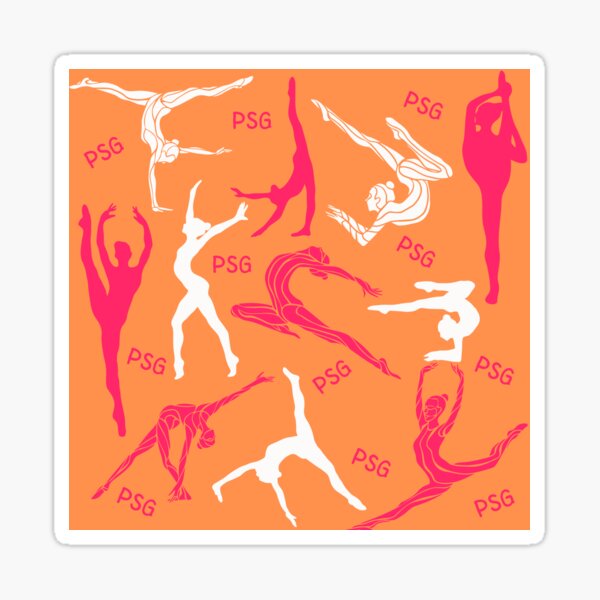 "Peach State Gym Pattern with Orange and Hot Pink for those students ...