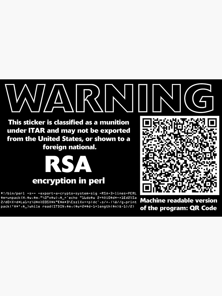 "(Sticker) RSA Munitions QR code" Sticker for Sale by DeadSeaStickers ...