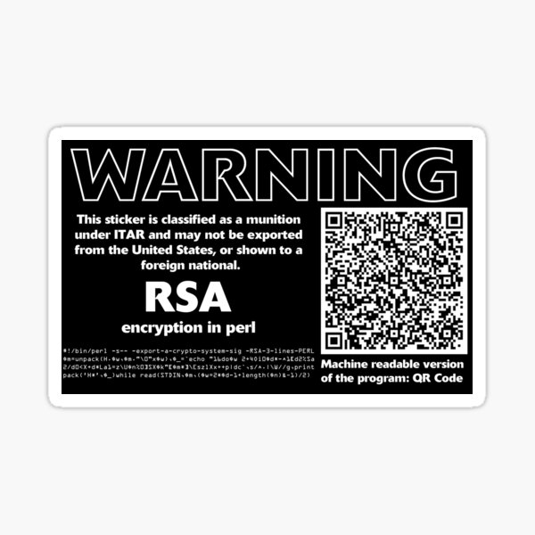 "(Sticker) RSA Munitions QR code" Sticker for Sale by DeadSeaStickers ...