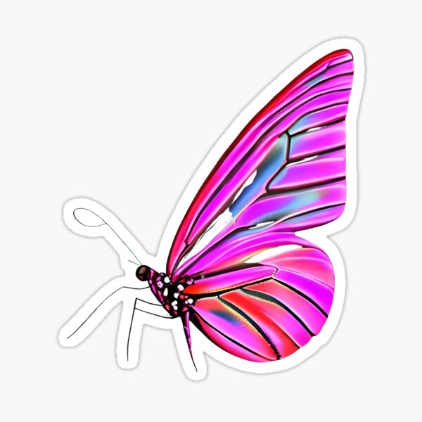"Most beautiful butterfly" Sticker for Sale by CorneliusDesign | Redbubble
