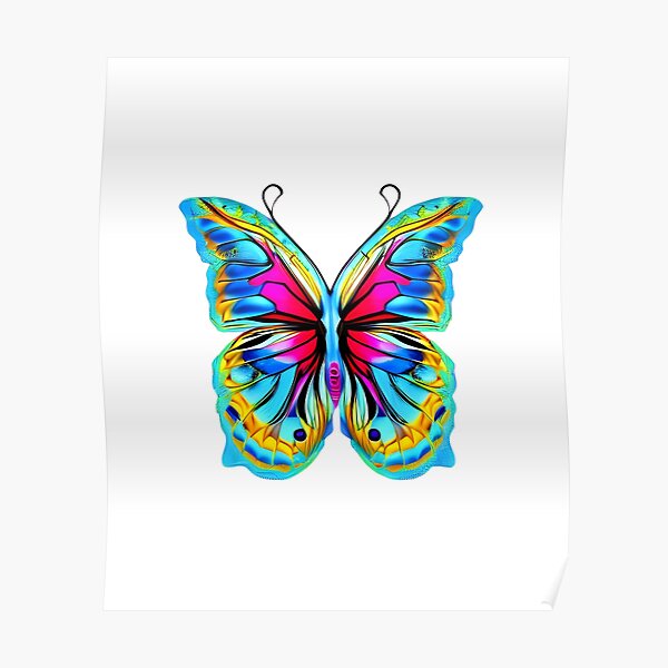 "Most beautiful butterfly" Poster for Sale by CorneliusDesign | Redbubble
