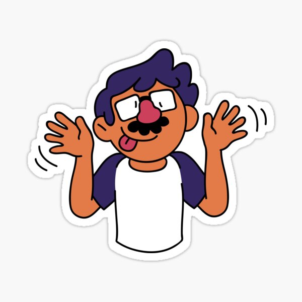 "grimace" Sticker for Sale by jeanvaljen | Redbubble