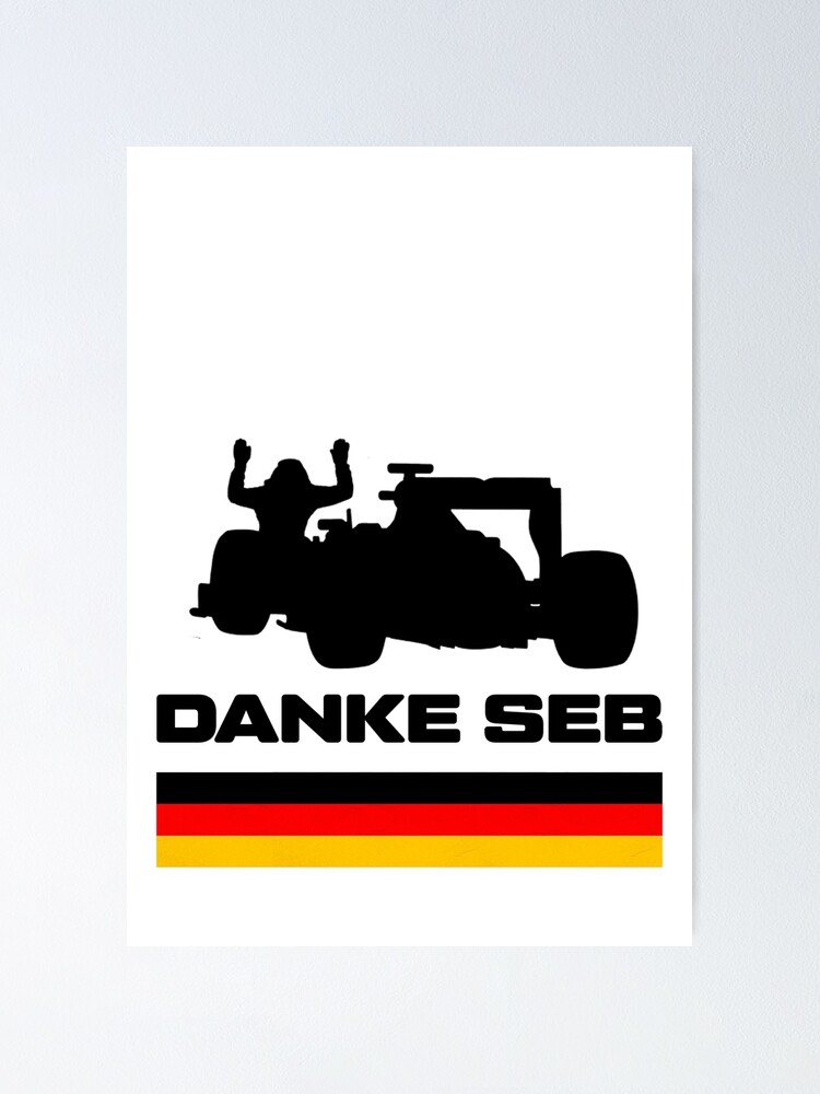 "danke seb" Poster for Sale by BellourouShop | Redbubble