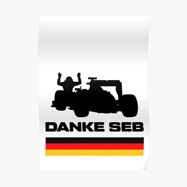 "danke seb" Poster for Sale by BellourouShop | Redbubble