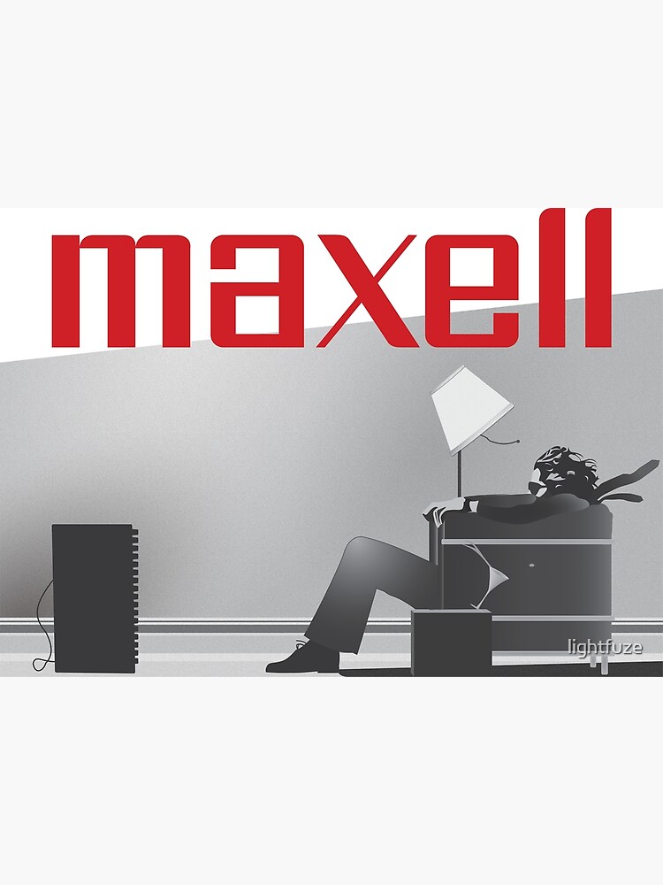 "maxell Speaker 80s Ad Le Corbusier Chair" Poster for Sale by lightfuze ...