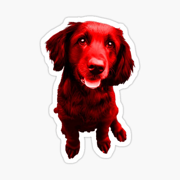 "Red Dog" Sticker for Sale by MilgramPicnic | Redbubble