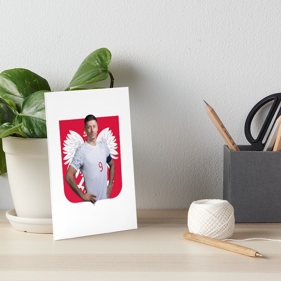 "ROBERT LEWANDOWSKI POLAND WORLD CUP 2022" Art Board Print for Sale by ...
