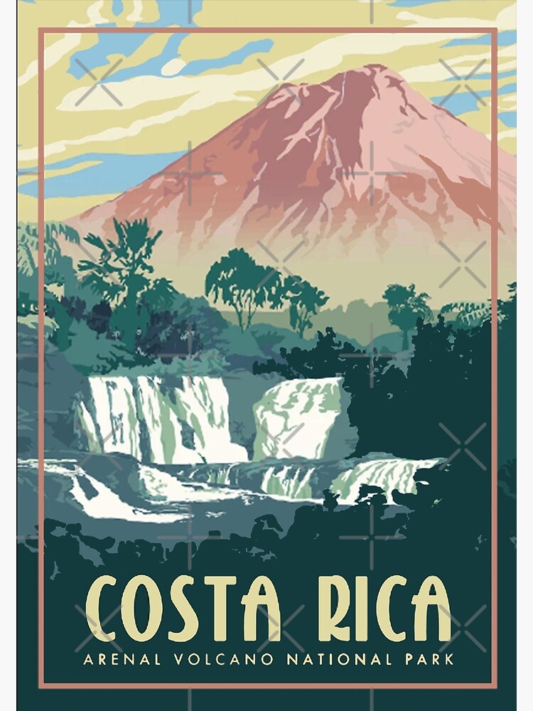 "Arenal Volcano National Park Design" Poster for Sale by VintageWindow ...