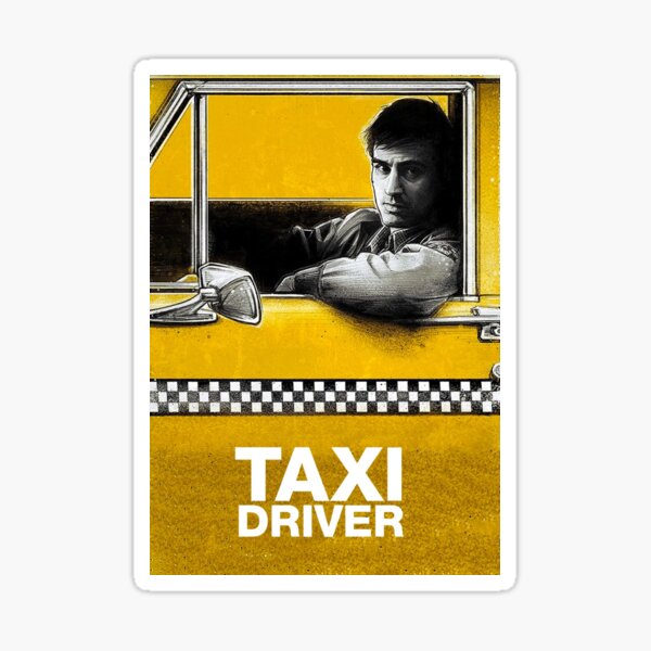 "Taxi Driver" Sticker for Sale by DAG-Trejd | Redbubble