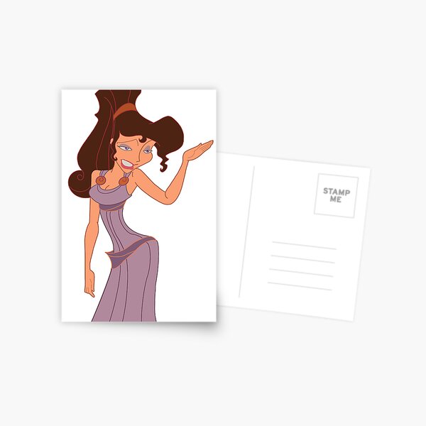 "Megara" Postcard for Sale by HappyCatShop | Redbubble