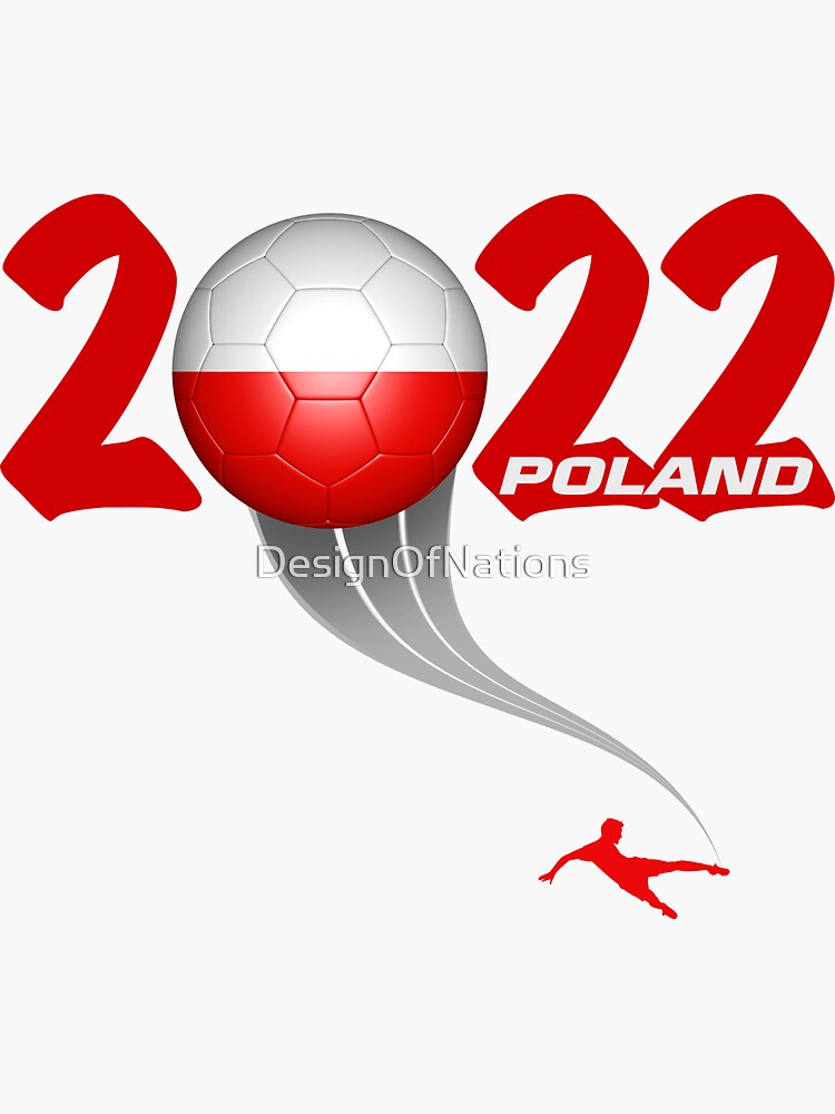 "Poland Soccer 2022" Sticker for Sale by toga1125 | Redbubble