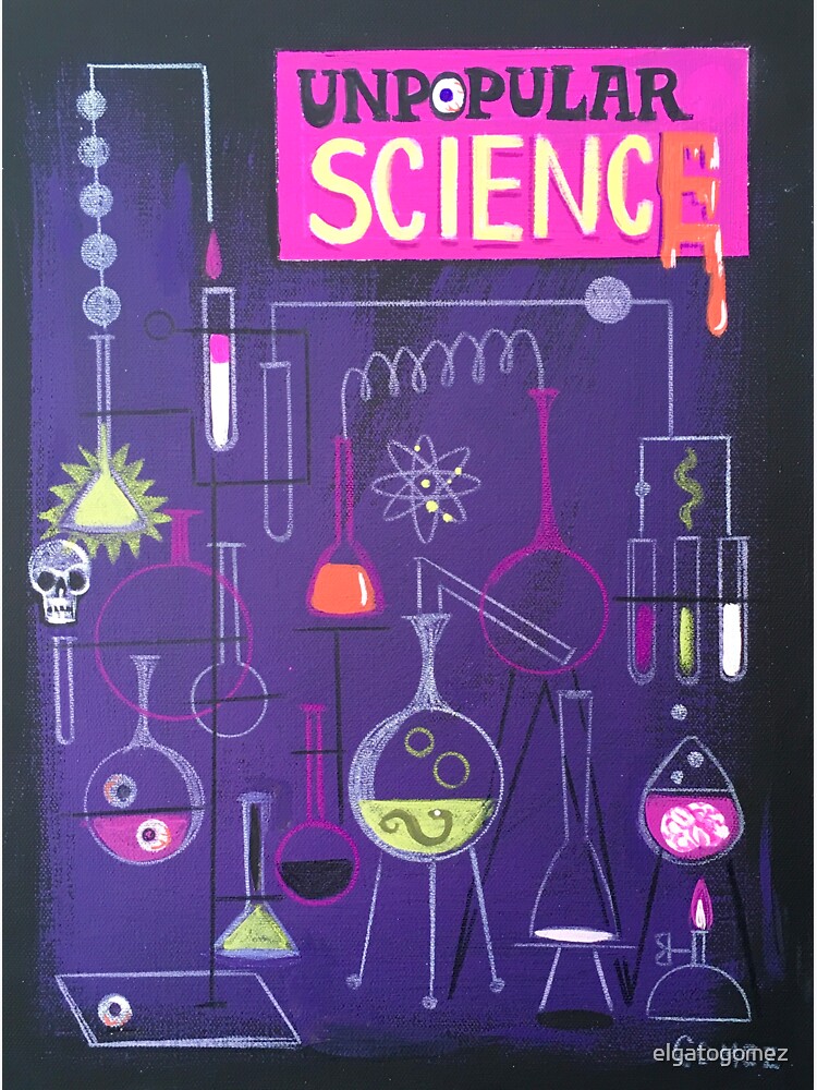 "Unpopular Science" Sticker for Sale by elgatogomez | Redbubble