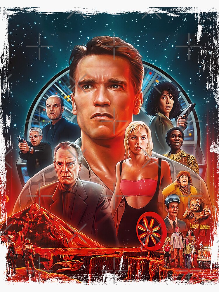 "Total Recall - Retro movie poster collection" Sticker for Sale by ...