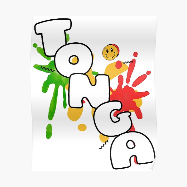 "Bubble letters Tonga" Poster for Sale by PolyMicroMela | Redbubble