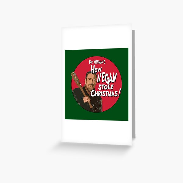 "Negan Says Merry Christmas" Greeting Card for Sale by drquest | Redbubble