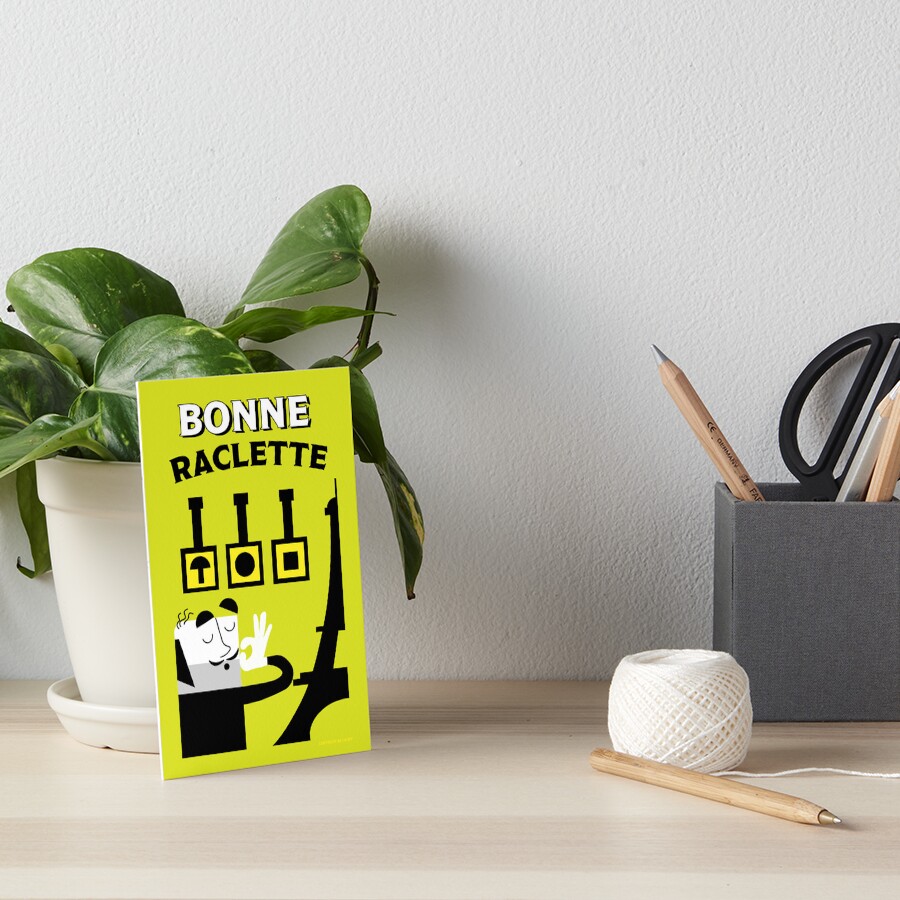 "French Raclette - Classic French Foodies - Cuisine" Art Board Print ...