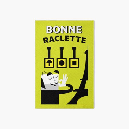 "French Raclette - Classic French Foodies - Cuisine" Art Board Print ...