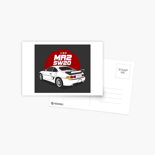 "Toyota MR2 SW20" Postcard by AutomotiveArt | Redbubble