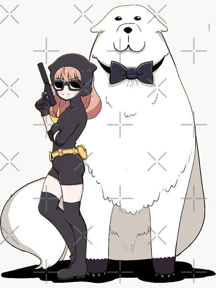 Pegatina «Bond Forger y Anya Forge Espía x Familia» de Yor-art | Redbubble