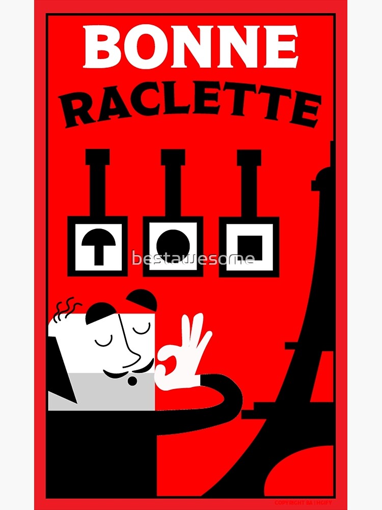 French Raclette - Classic French Foodies - Cuisine Premium Matte ...